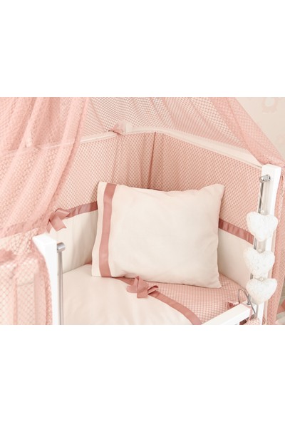 Meltem Smart Mood Pembe Pamuklu Bebek Uyku Seti - 50x90 cm