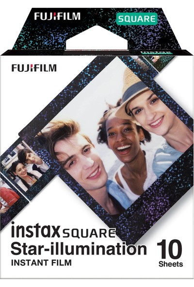 Fujifilm Instax Square Star Illumi 10'lu Kare Film Fujifilm Instax Square Star Illumi 10'lu Kare Film