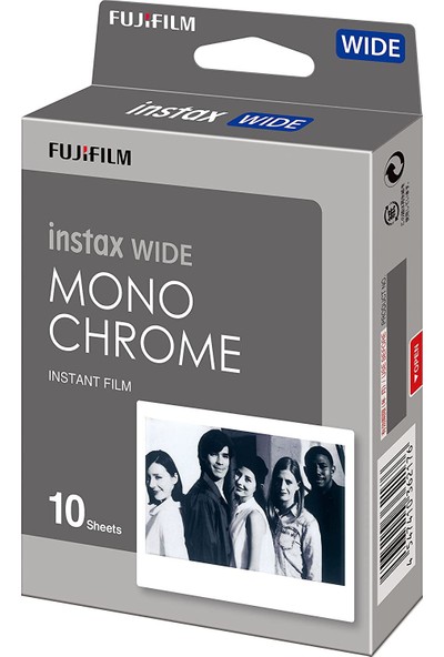 Fujifilm Instax Wide Monochrome 10'lu Film Fujifilm Instax Wide Monochrome 10'lu Film