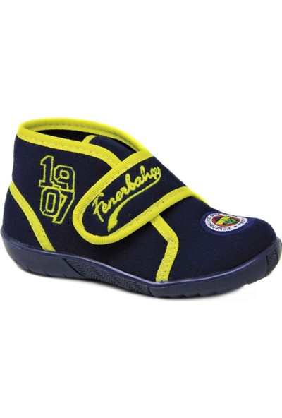 Hakan Çanta 58505 Cırtlı Fenerbahçe Çocuk Panduf Kreş Ev Ayakkabısı