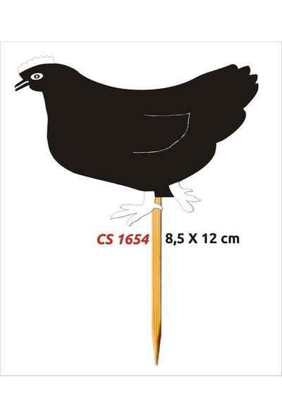 Muhtelif Cys 1654 Tavuk Reyon Etiketi 80 x 120 cm 10'lu