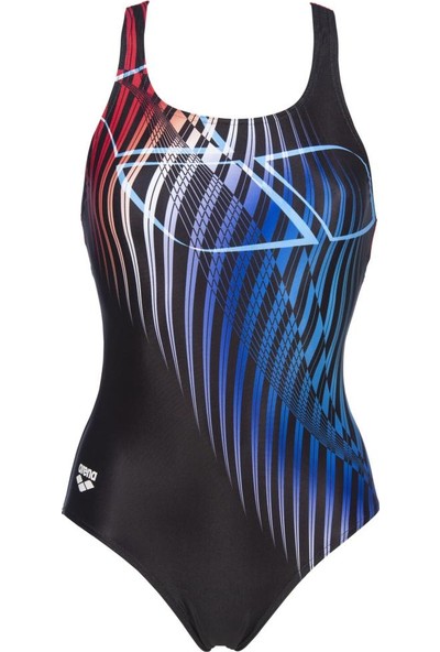 Arena Kadın Yüzücü Mayo 002872540 W Optical Waves Swim Pro Back Arena Kadın Yüzücü Mayo 002872540 W Optical Waves Swim Pro Back
