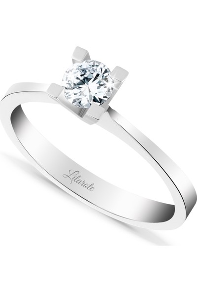 Lilarote 0.18 Ct Pırlanta Tektaş Yüzük