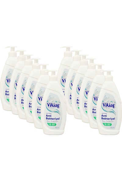 Viking Antibakteriyel Sıvı Sabun 750 ml x 12 Adet Viking Antibakteriyel Sıvı Sabun 750 ml x 12 Adet