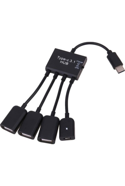 Ars Type C USB 3.1 USB 4 In 1 Otg ve Şarj Kablosu Type C USB 2.0 Otg