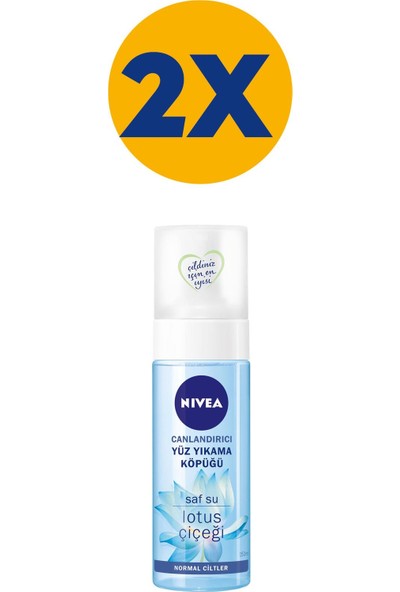 Nivea Canlandırıcı Tüz Temizleme Köpüğü 150 ml x 2
