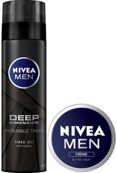 Nıvea Tıraş Jeli Deep + Men Crème 30 ml Nıvea Tıraş Jeli Deep + Men Crème 30 ml