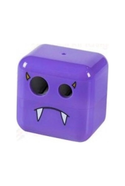 Adel Çiftli Emojili Kalemtraş Mor Adel Çiftli Emojili Kalemtraş Mor