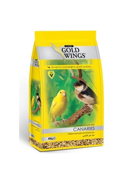 Gold Wings Premium Kanarya Kuş Yemi 400 gr Gold Wings Premium Kanarya Kuş Yemi 400 gr