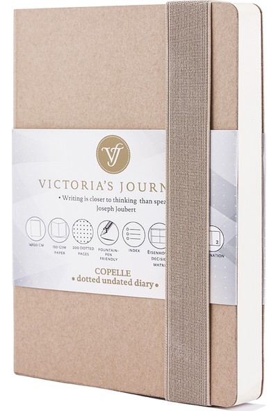 Victoria's Journals Copelle Kraft Bloknot 14 x 21 cm Victoria's Journals Copelle Kraft Bloknot 14 x 21 cm