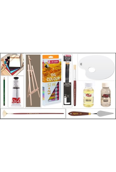 Pera Sanat Premium Yağlı Boya Seti