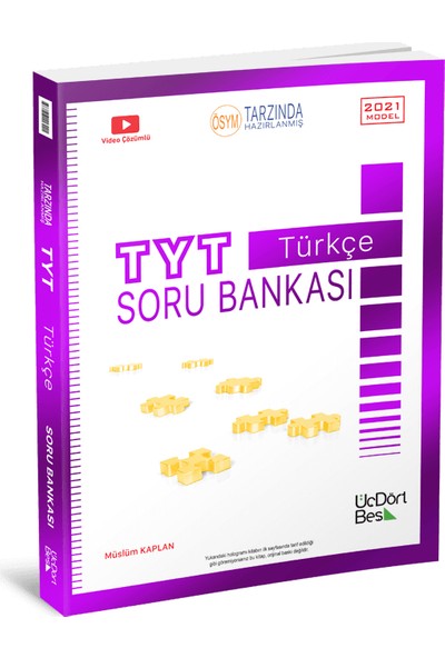 Üçdörtbeş Yayınları TYT Türkçe Soru Bankası 2021