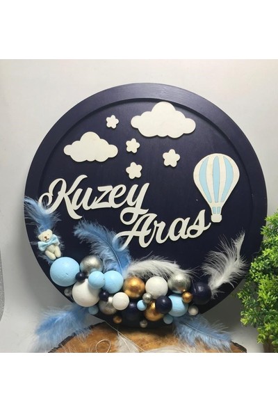 Hayal Ahşap Dünyası Baloon Kapı Süsü