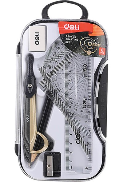 Deli 8'li Pergelli Çizim Seti G30404 Deli 8'li Pergelli Çizim Seti G30404