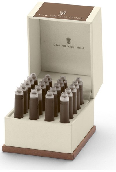 Graf Von Faber-Castell 20'li Fındık Kahve Kartuş 141132 Graf Von Faber-Castell 20'li Fındık Kahve Kartuş 141132