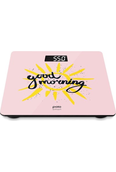 Polosmart PSC05 Mood Dijital Tartı - Pembe Polosmart PSC05 Mood Dijital Tartı - Pembe
