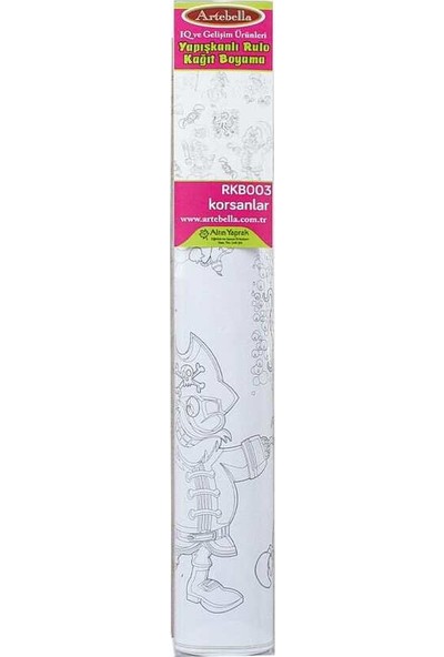 Artebella Yapışkanlı Rulo Kağıt Boyama, Korsanlar Artebella Yapışkanlı Rulo Kağıt Boyama, Korsanlar