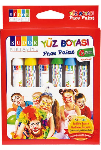 Südor Yüz Boyası Set 6'lı