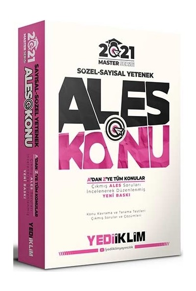 Yediiklim Yayınları Ales Master Serisi Sayısal-Sözel Yetenek Konu Anlatımı Yediiklim Yayınları Ales Master Serisi Sayısal-Sözel Yetenek Konu Anlatımı