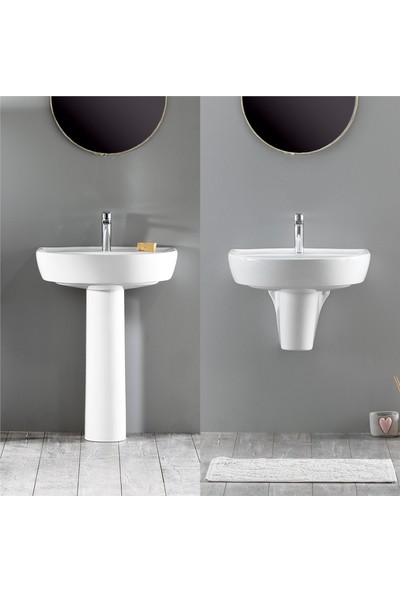 Turkuaz Bella Lavabo 40 x 50 cm 003200 Turkuaz Bella Lavabo 40 x 50 cm 003200