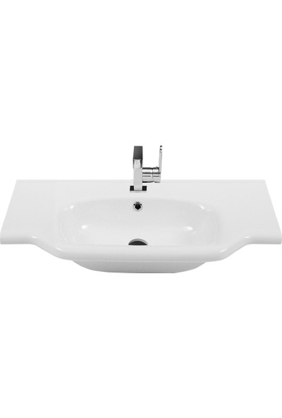 Turkuaz Yeni Klasik 80 x 48 cm Etajerli Lavabo 081200