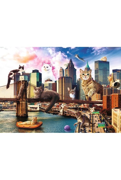 Trefl Cats In New York Funny Cities 1000 Parça