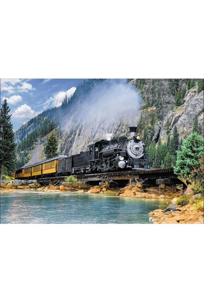 Trefl Puzzle Mountain Train 500 Parça Puzzle Trefl Puzzle Mountain Train 500 Parça Puzzle