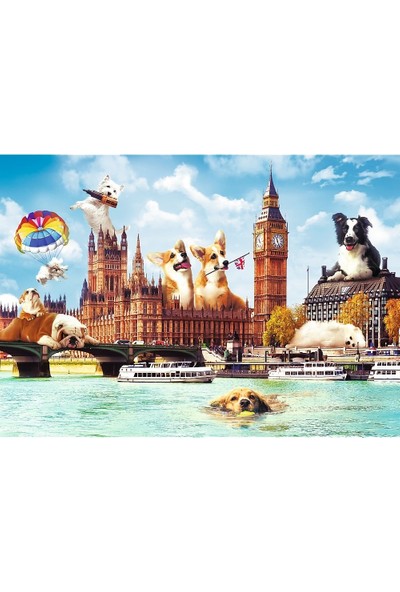 Trefl Dogs In London Funny Cities 1000 Parça Puzzle Trefl Dogs In London Funny Cities 1000 Parça Puzzle