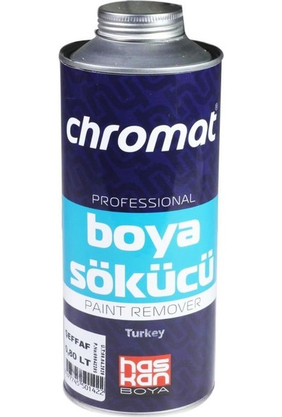 Haskan Chromat Metal Kaporta Boya Sökücü Sıvı 0.8 lt Haskan Chromat Metal Kaporta Boya Sökücü Sıvı 0.8 lt