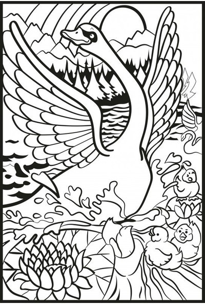 Kumtoys Kadife Boyama Kaz