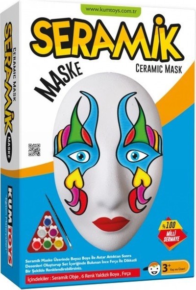 Kumtoys Seramik Maske