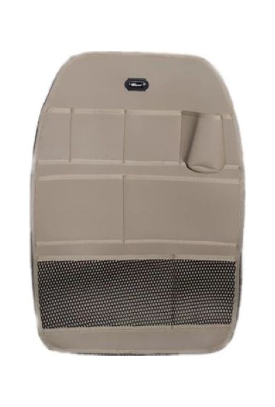 Space Deri Oto Koltuk Arkası Organizeri Bej