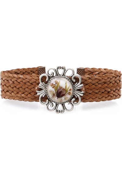 Halley Concept Özel El Yapımı Çiçek Tasarım Reçine Kadın Bileklik