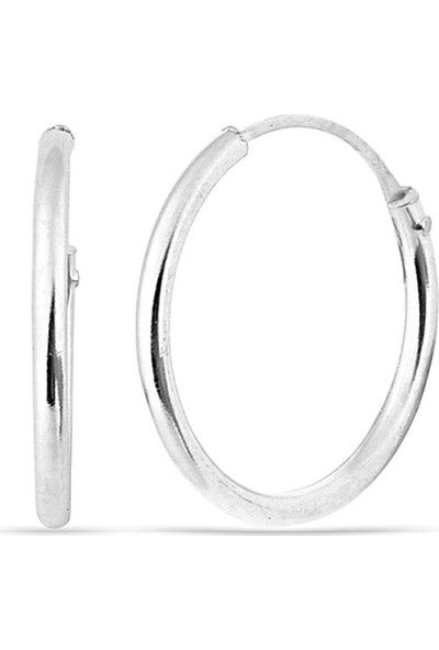 Herisson Kadın 925 Ayar Gümüş Halka Küpe