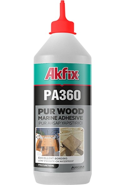 Akfix PA360 PU Ahşap Tutkalı (Deniz Tutkalı)