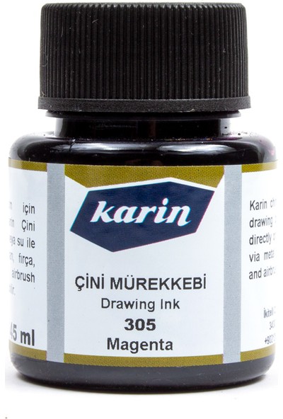 Karin Çini Mürekkebi 45 ml Magenta