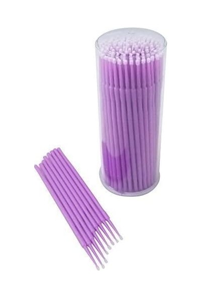 Lash Lifting Microbrush Çubukları - 100'LÜ Kutu