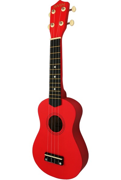 Jwin UK-2101 Soprano Ukulele Gitar - Kırmızı