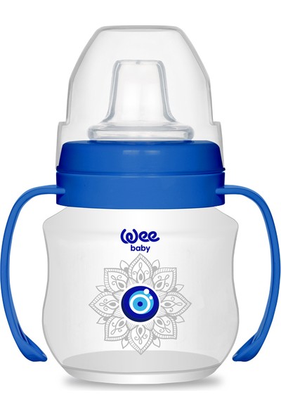 Wee Baby Akıtmaz Kulplu Pp Bardak 125 ml - Nazar Boncuğu Wee Baby Akıtmaz Kulplu Pp Bardak 125 ml - Nazar Boncuğu