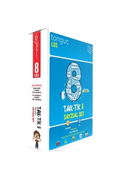 Tonguç Akademi 8. Sınıf Taktikli Sayısal Set Tonguç Akademi 8. Sınıf Taktikli Sayısal Set