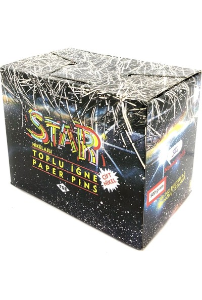Star Çift Nikelajlı Toplu İğne 28 mm 500 gr