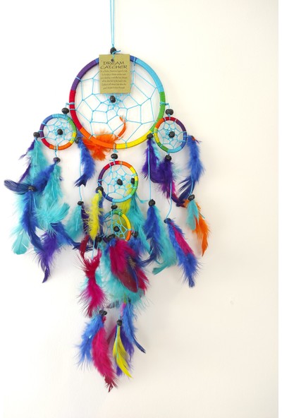 Arte Casero Düş Kapanı Rüya Kapanı Dream Catcher 12cm Renkli