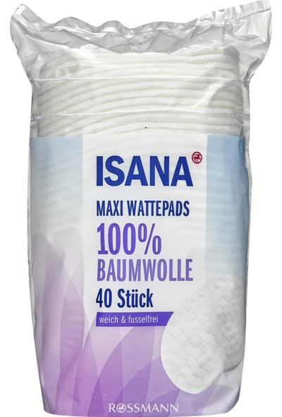 Isana Maxi Pamuklu Disk 40 Adet Isana Maxi Pamuklu Disk 40 Adet