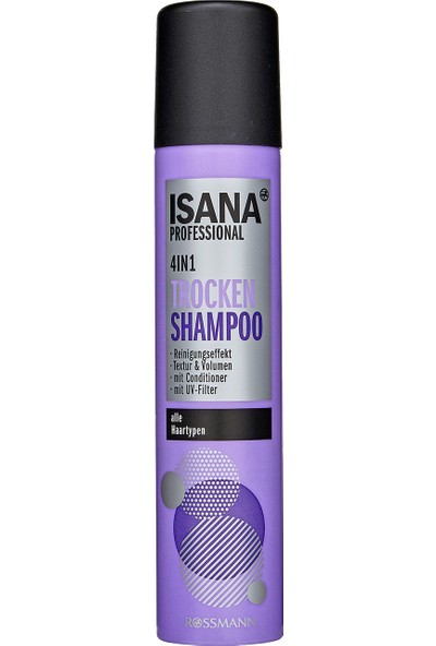 Isana Kuru Şampuan Tüm Saç Tipleri, 4'ü 1 Arada 200 ml