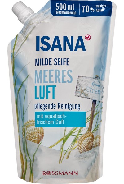 Isana Yedek Sıvı Sabun Deniz Esintisi