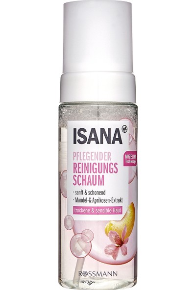 Isana Yüz Temizleme Köpüğü Kuru ve Hassas Ciltler Için 150 ml Isana Yüz Temizleme Köpüğü Kuru ve Hassas Ciltler Için 150 ml