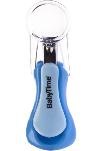 Babytime BT187 Büyüteçli Tırnak Makası - Mavi