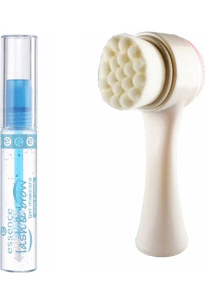 Essence Kaş Kiprik Jel Maskara + Cilt Temizleme Fırçası
