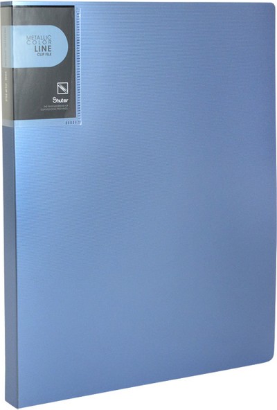 Shuter A4 Sıkıştırmalı Sunum Dosyası Mavi