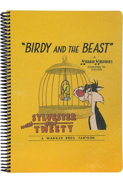 Mynote Looney Tunes A4 100 Yaprak Kareli Kraf Defter Bırdy And The Beast Mynote Looney Tunes A4 100 Yaprak Kareli Kraf Defter Bırdy And The Beast